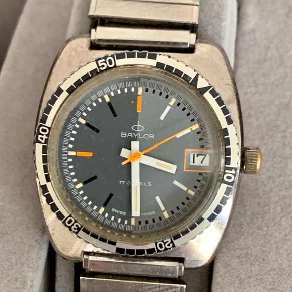 baylor | Accessories | Vintage Baylor Watch Baylor Diver Watch | Poshmark